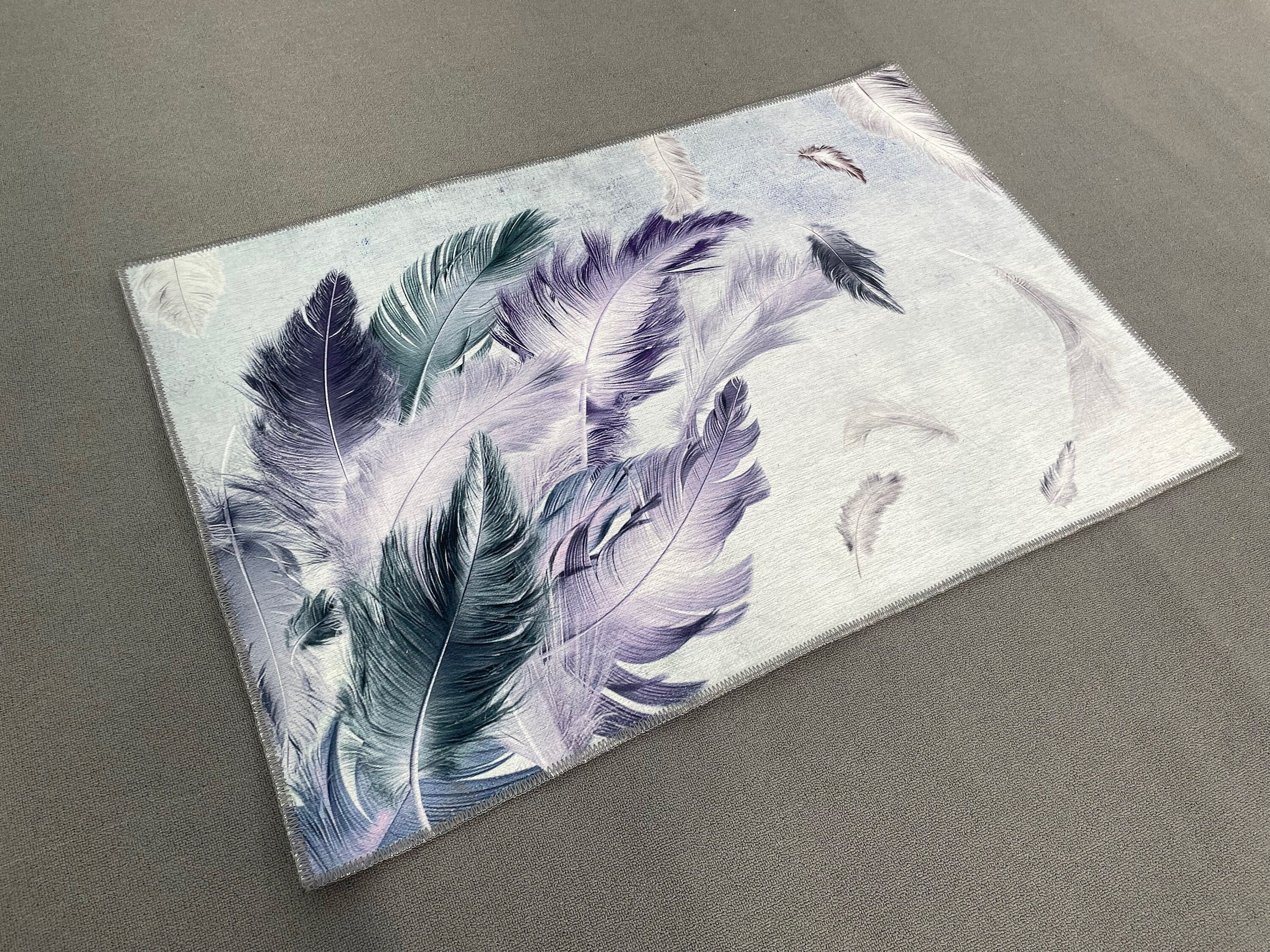Luxury Rugs, Contemporary Rugs, Customs Rugs, Purple And Gray Feather ...