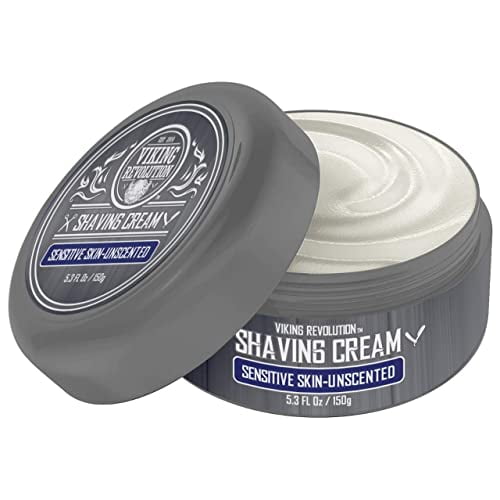 Luxury Shaving Cream for Sensitive Skin- Unscented - Soft, Smooth ...