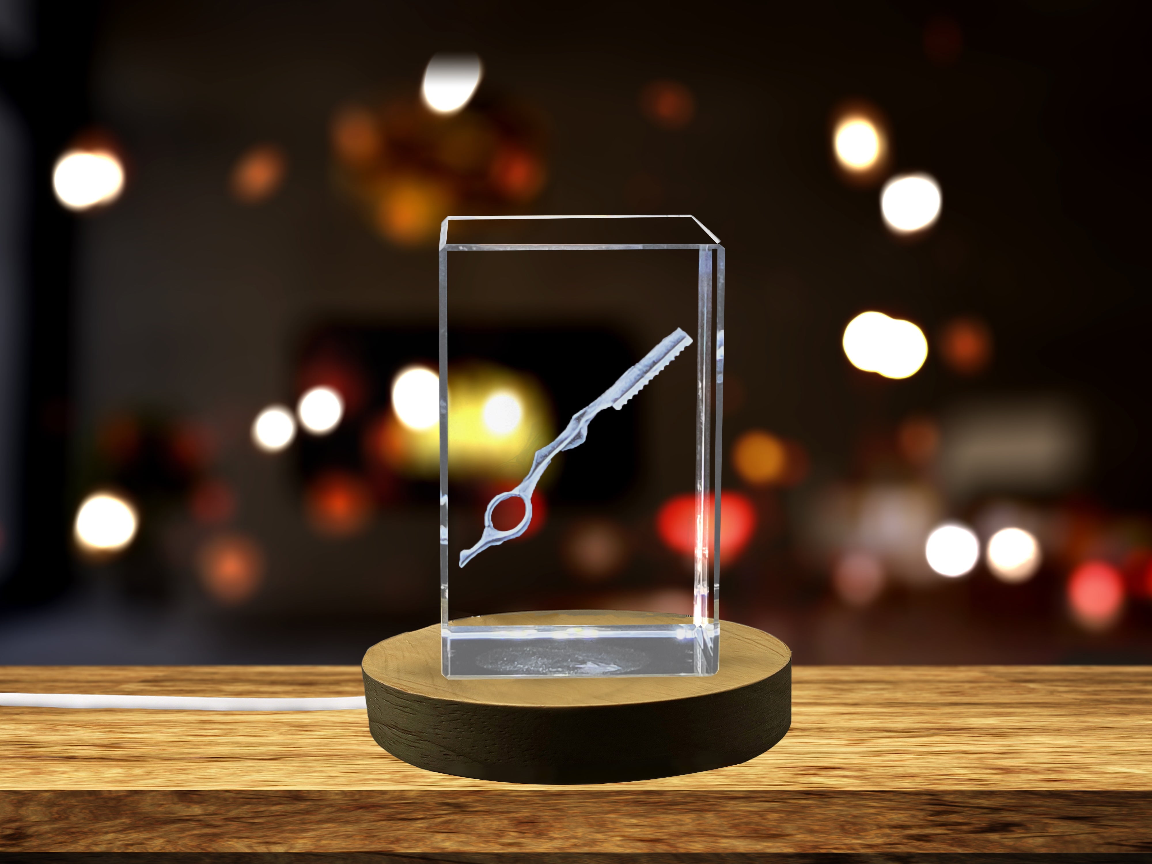 Luxury Single Blade Razor with Crystal Handle - Premium Safety Razor ...