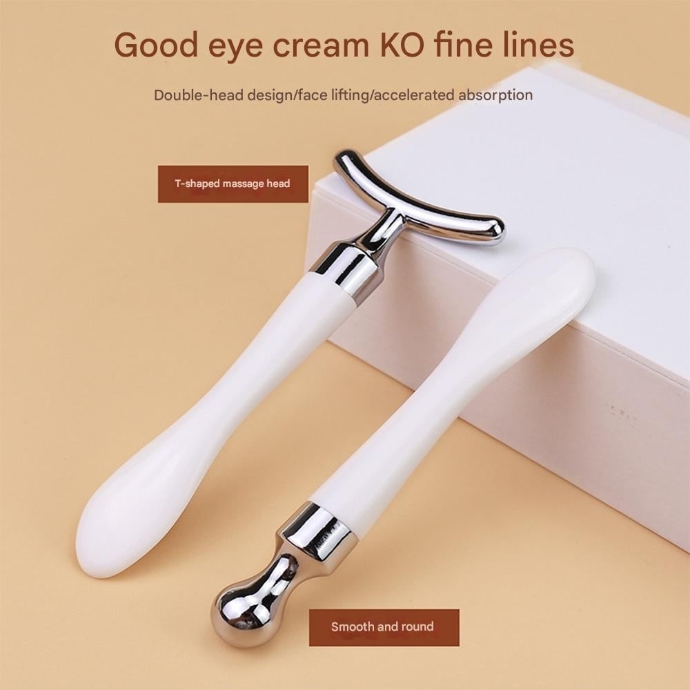 Luxury Skincare Tool – Cooling Eye Massager & Serum Applicator for Dark ...