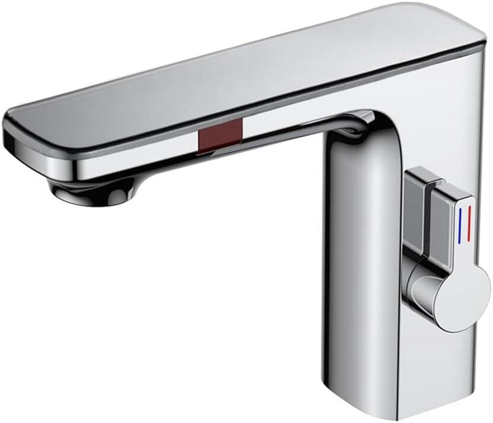 Luxury Smart Sensor Basin Faucet Digital Display Screen Hot Cold Water ...