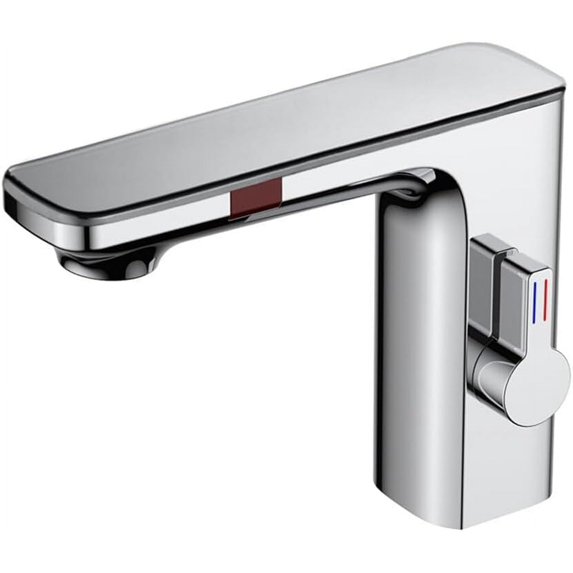 Luxury Smart Sensor Basin Faucet Digital Display Screen Hot Cold Water ...