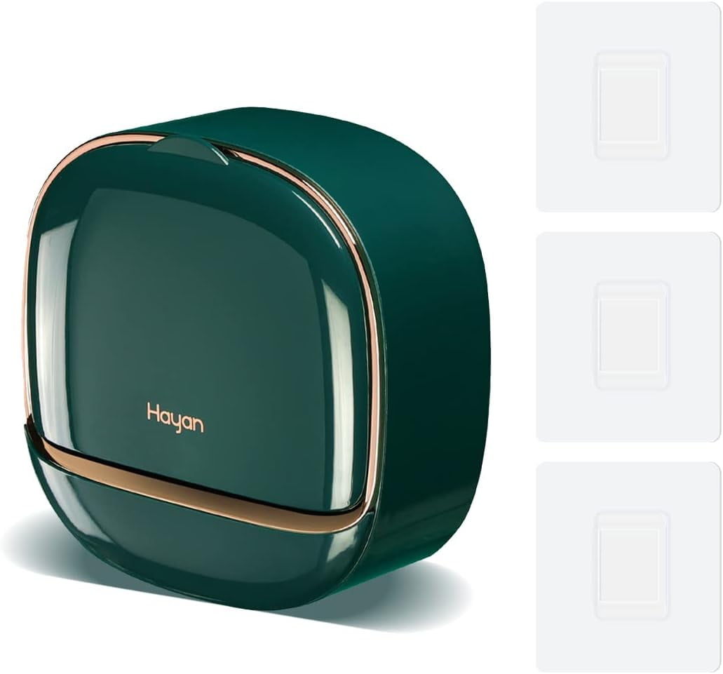 Luxury Soap Holder with Drain Tray, Waterproof Soap Dish Holder, Keep ...