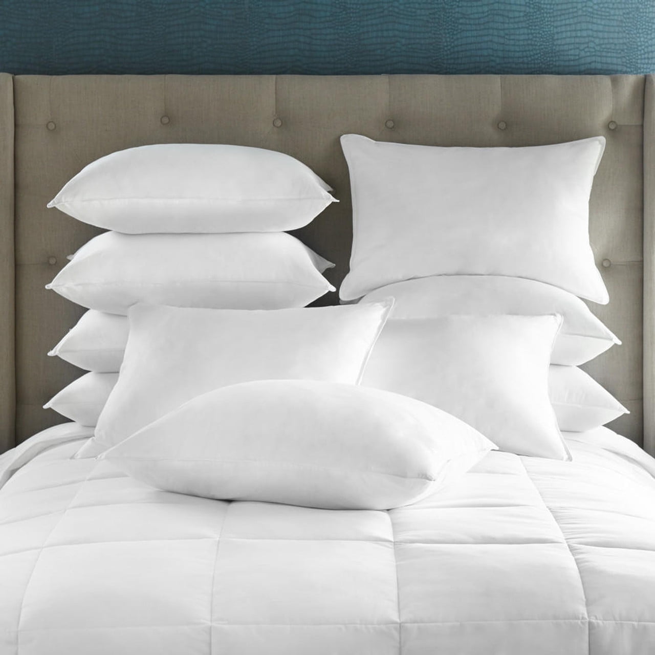 Luxury Soft Density 230 TC Value 10 Pack Bulk Pillow (Great for rental ...