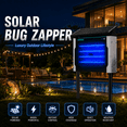 Luxury Solar Bug Zapper, Fully Automatic 8000V Electric Insect Zapper ...