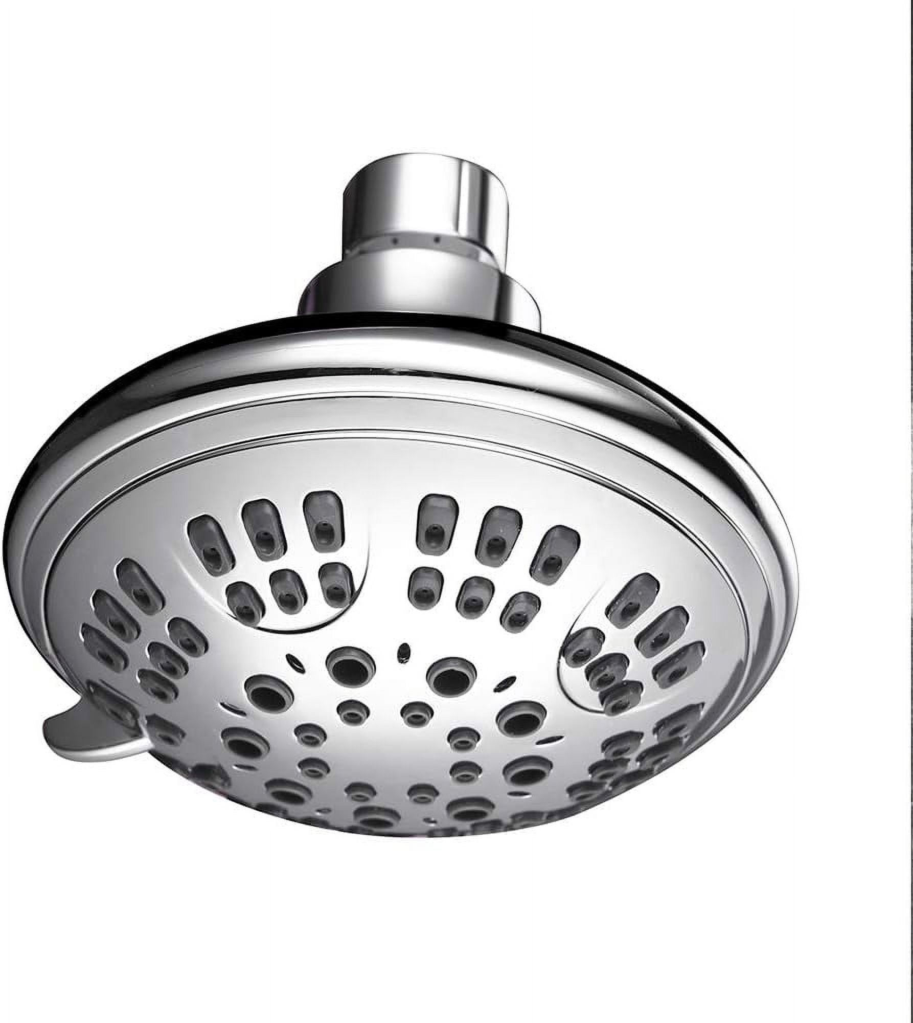 Luxury Spa Series 6 Spray Settings 4.5 Inch Hand Held Shower Head Extra ...