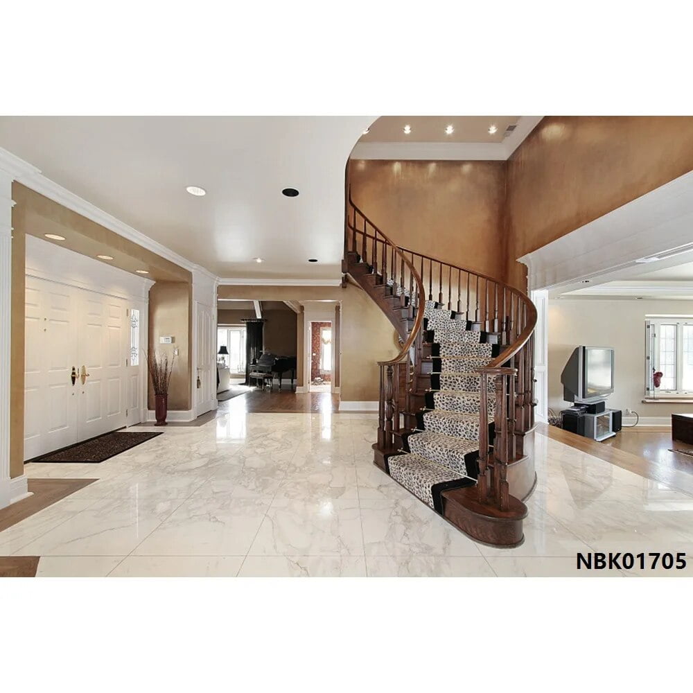 Luxury Spiral Staircase Pillar Interior Decor Photography Backgrounds ...