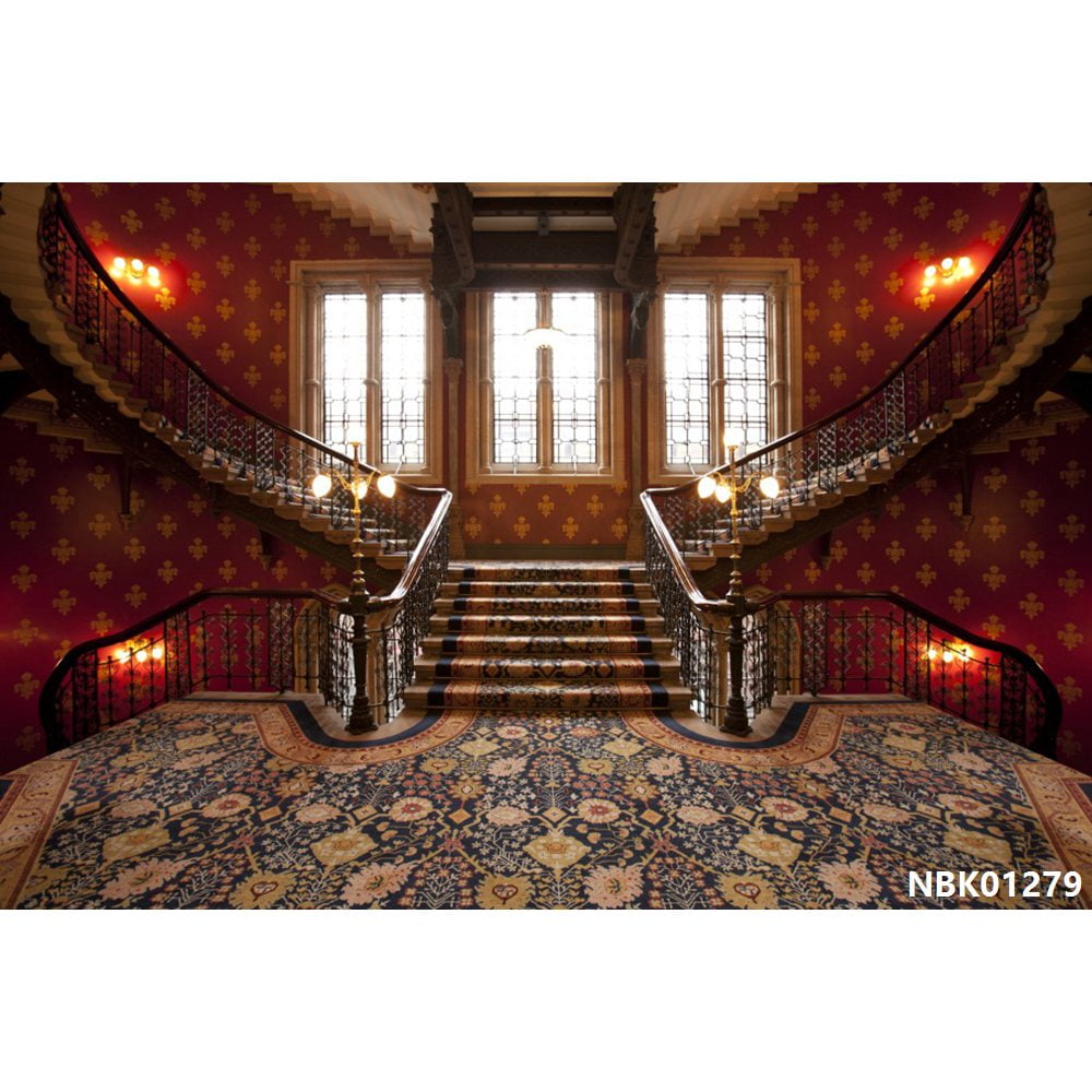 Luxury Spiral Staircase Pillar Interior Decor Photography Backgrounds ...