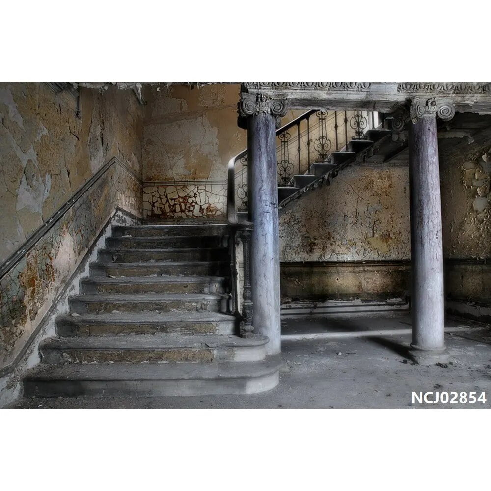 Luxury Spiral Staircase Pillar Interior Decor Photography Backgrounds ...