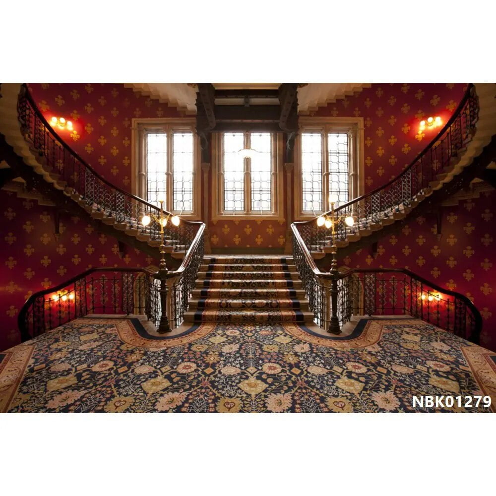 Luxury Spiral Staircase Pillar Interior Decor Photography Backgrounds ...