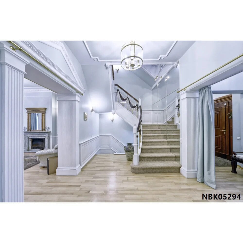 Luxury Spiral Staircase Pillar Interior Decor Photography Backgrounds ...