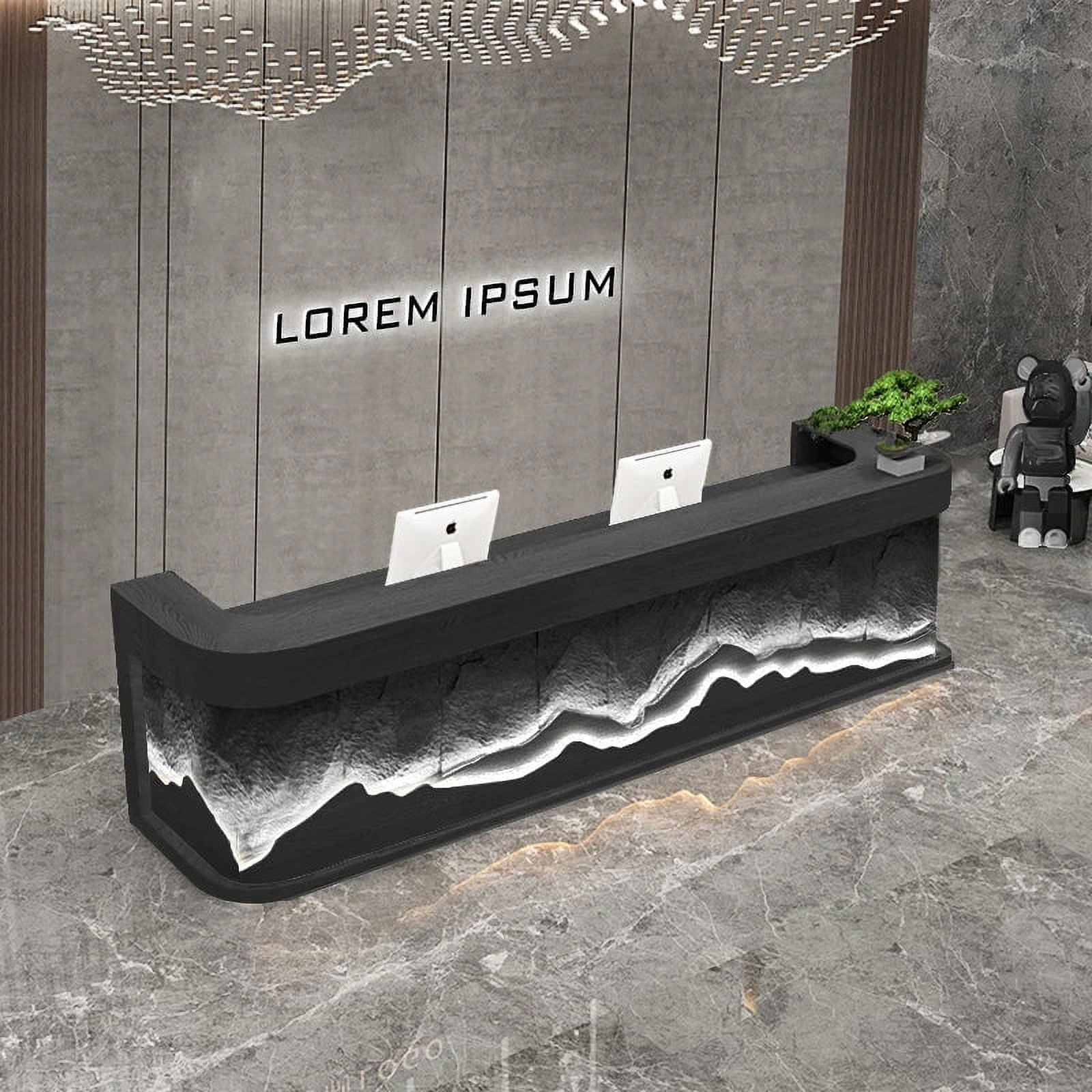 Luxury Stand Reception Desk Modern Shop White Supermarket Office ...