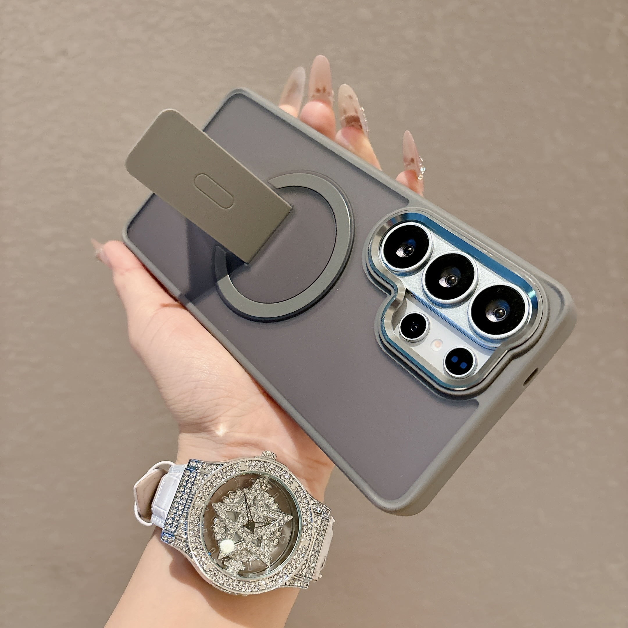 Luxury Stand & Strong Magnetic for Samsung Galaxy A17 5G Case ...