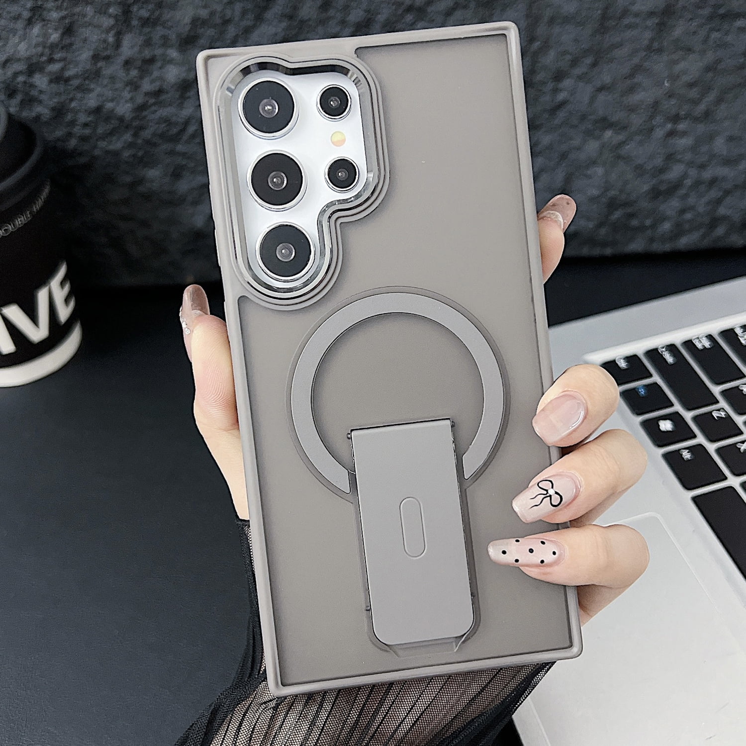 Luxury Stand & Strong Magnetic for Samsung Galaxy S25 Plus Case ...