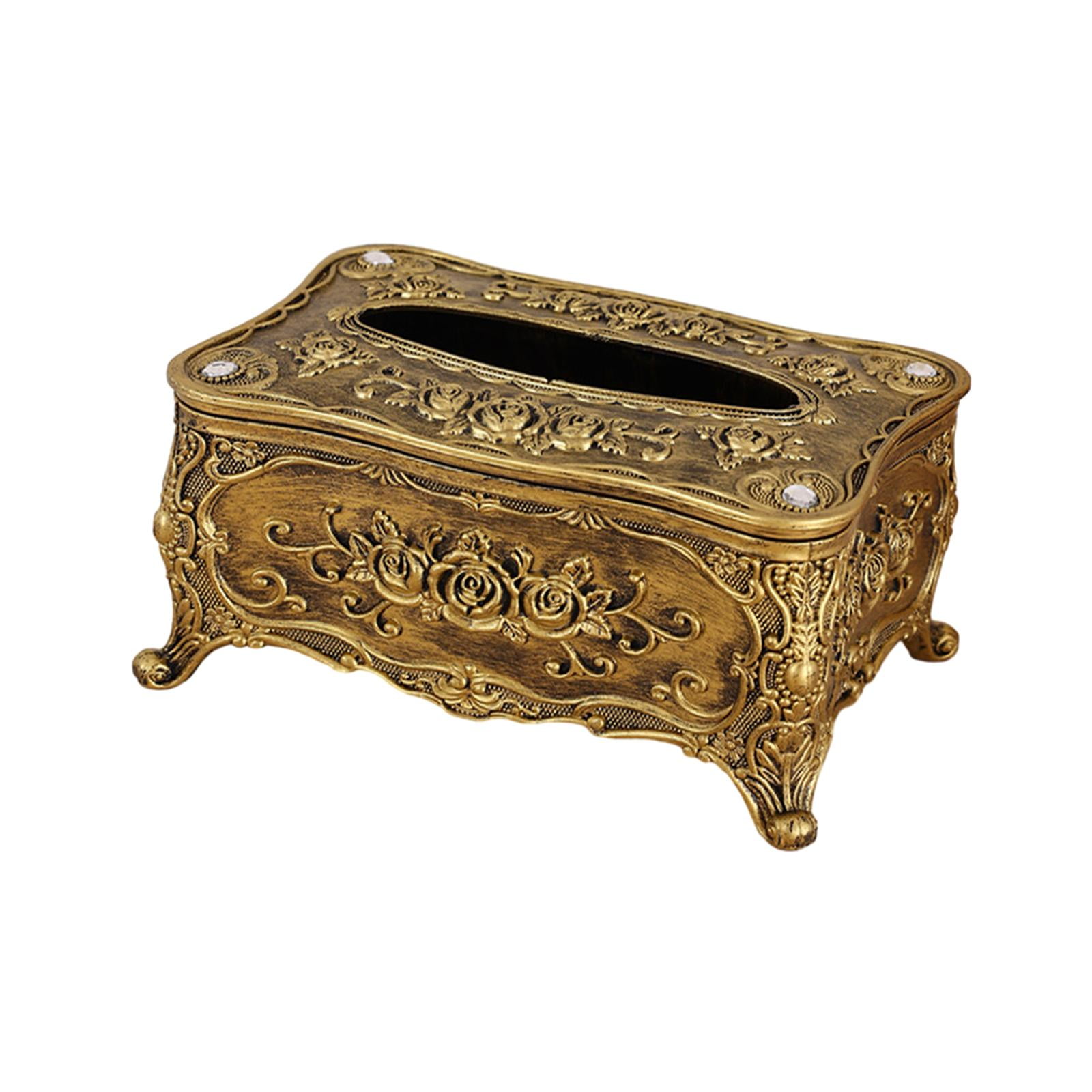 Luxury Tissue Box Cover Organizer Luxurious Elegant Design Storage ...