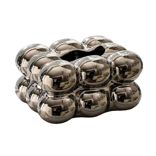 Luxury Tissue Box Holder Facial Tissue Paper Box Cover Organizer for ...