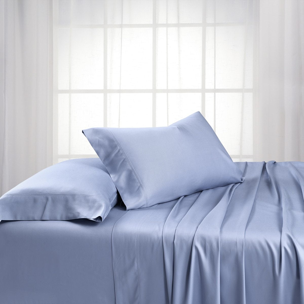 Luxury Top Split Flex King Sheet Set - Bamboo Cotton (Hybrid) - Walmart.com