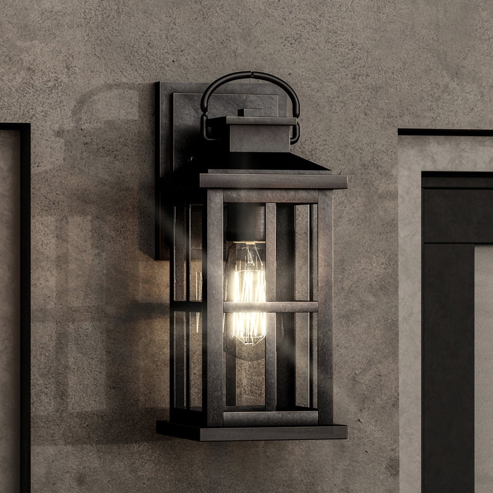 Luxury Transitional Wall Sconce, 14.25H x 6W, with Craftsman Style ...