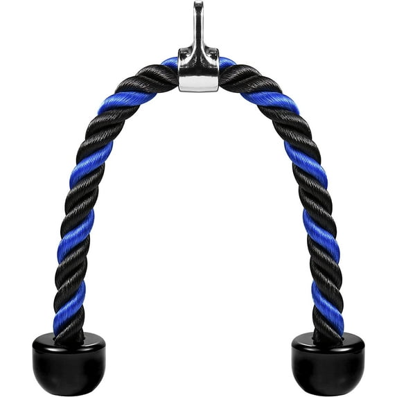 Heavy Duty Nylon Tricep Rope With Durable Rubber Ends For Cable Machine ...