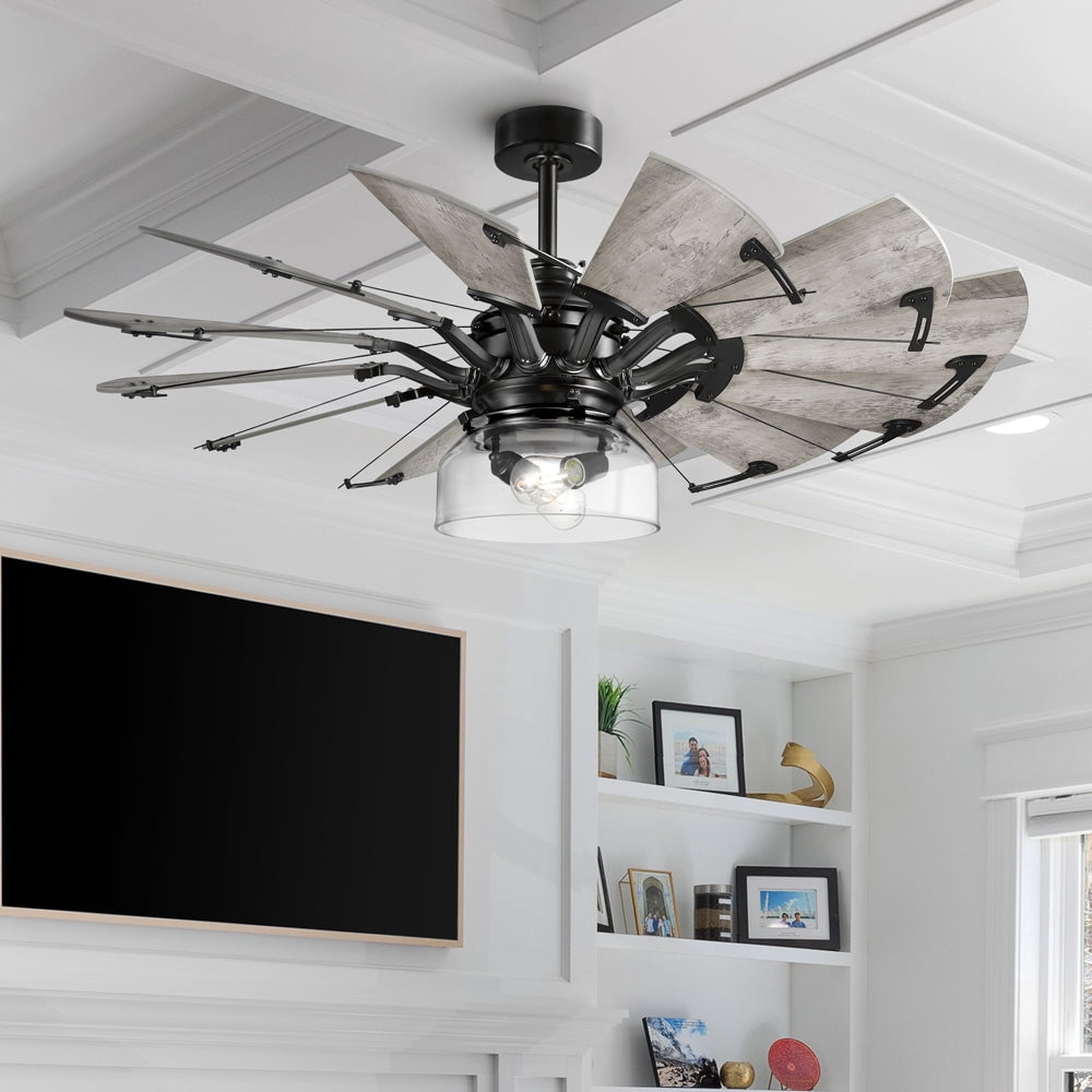 Luxury Tuscan Ceiling Fan, Small Size: 7.5''H x 11.084''W, with Old ...