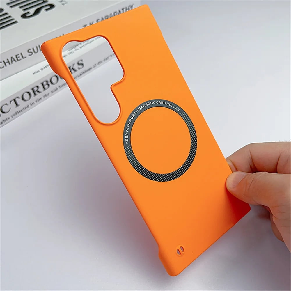 Luxury Ultra Thin Frameless Magnetic For Magsafe Case For Samsung S24 S23 Ultra S22 Plus S21 S20 ...