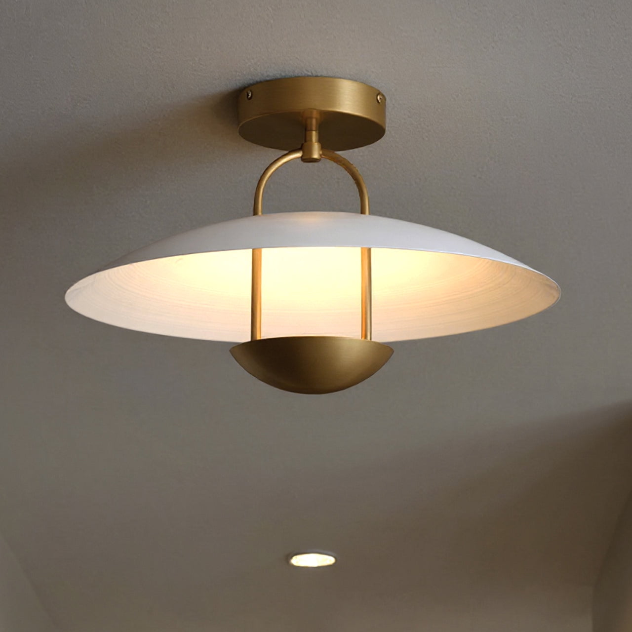 Luxury Urban Loft Ceiling Light, Brushed Gold, UQL6000 - Walmart.com