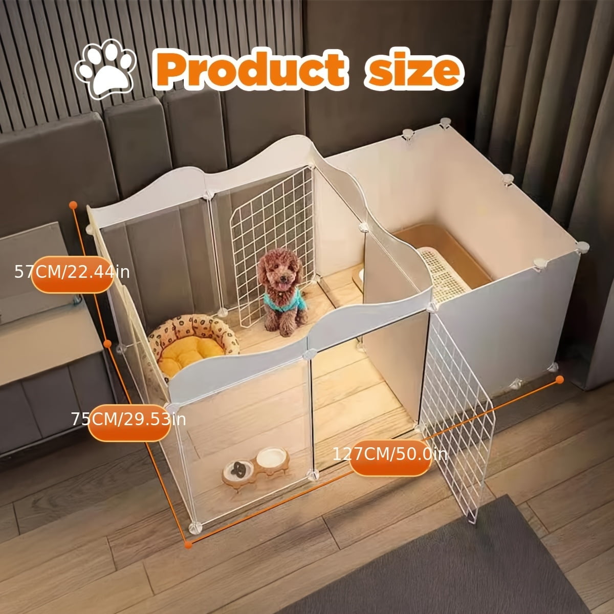 Luxury Villa Pet House, Multiple Combination Pet Fence, Home Pet Fence ...