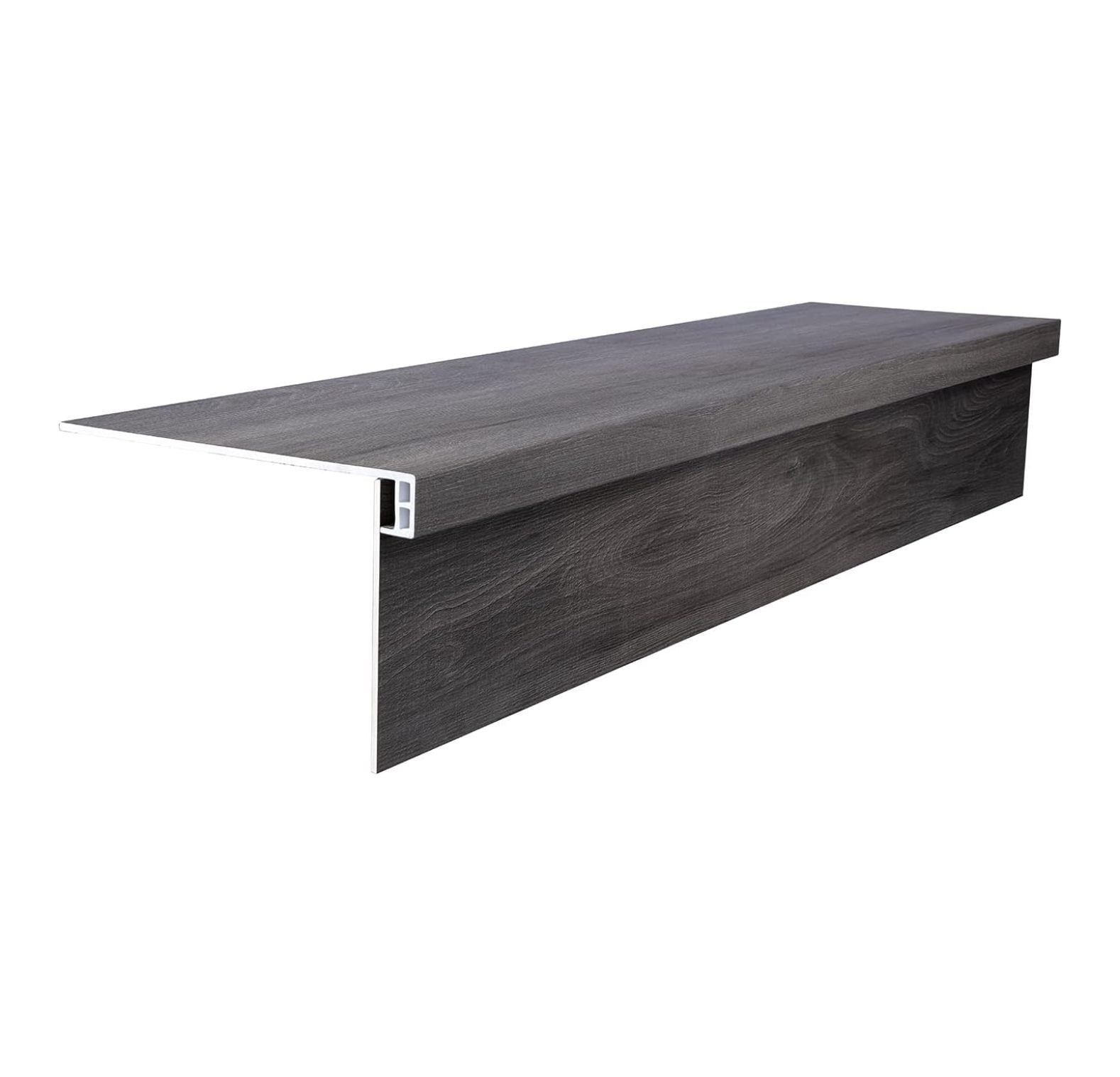 Luxury Vinyl Stair Tread and Riser Combo | Glue Down Wood-Look Stair ...