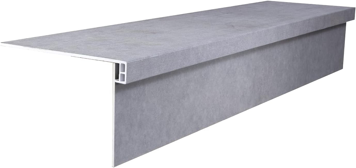 Luxury Vinyl Stair Tread and Riser Combo by Lucida USA | Glue Down ...