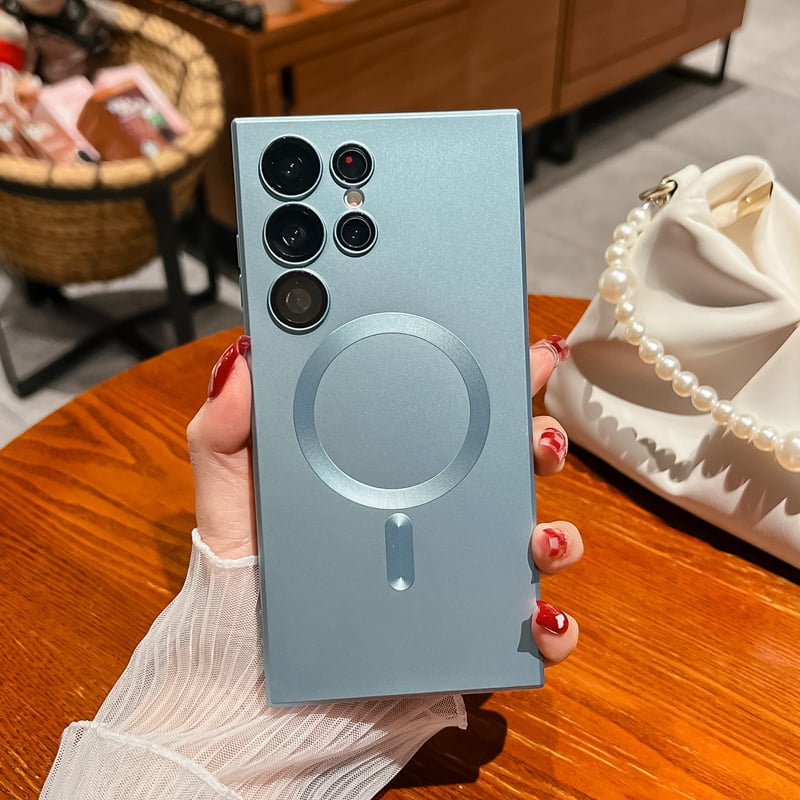 Luxury Wireless Charging Magsafe Case For Samsung Galaxy S24 S23 S22 ...