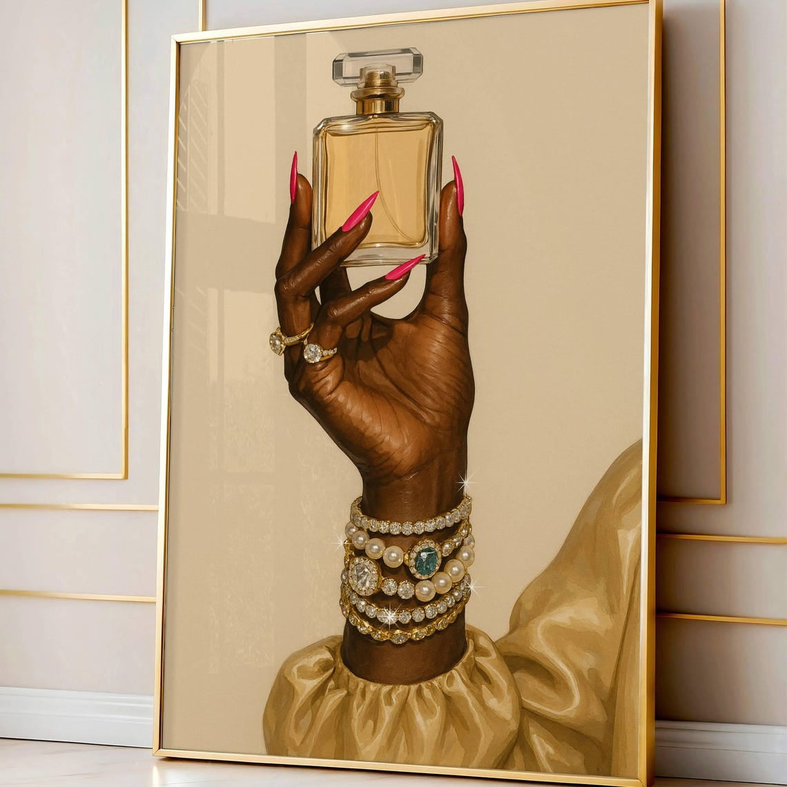 Luxury Woman Poster Wall Art, Fashion Old Money Woman , Rich Girl Decor ...