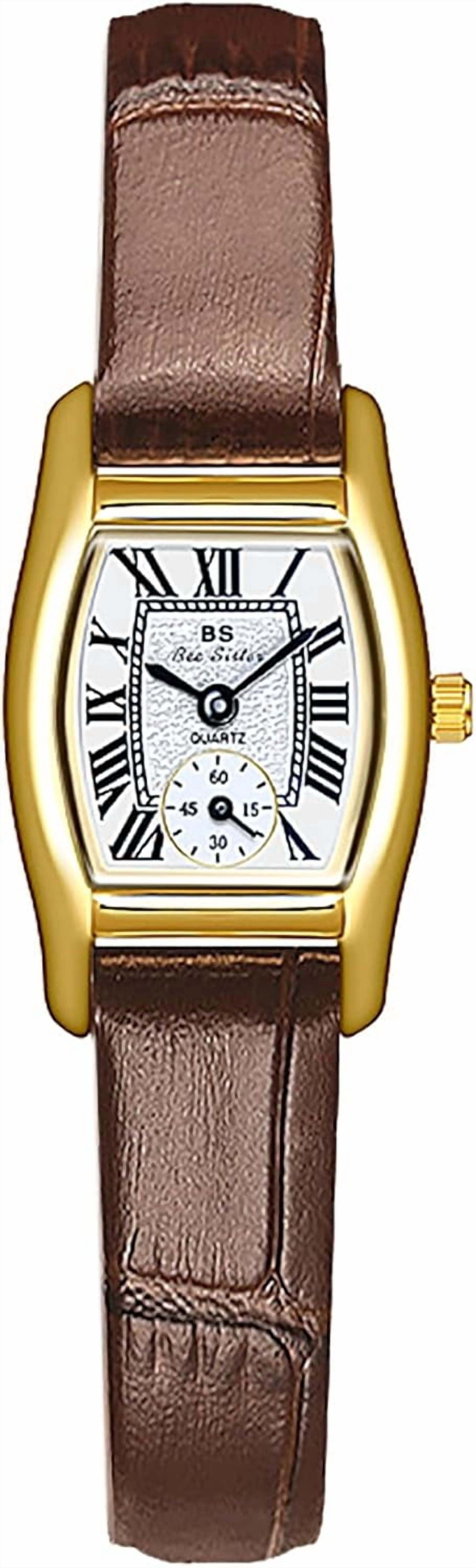 Luxury Women's Watches Vintage Roman Numeral Watches Ladies Quartz ...