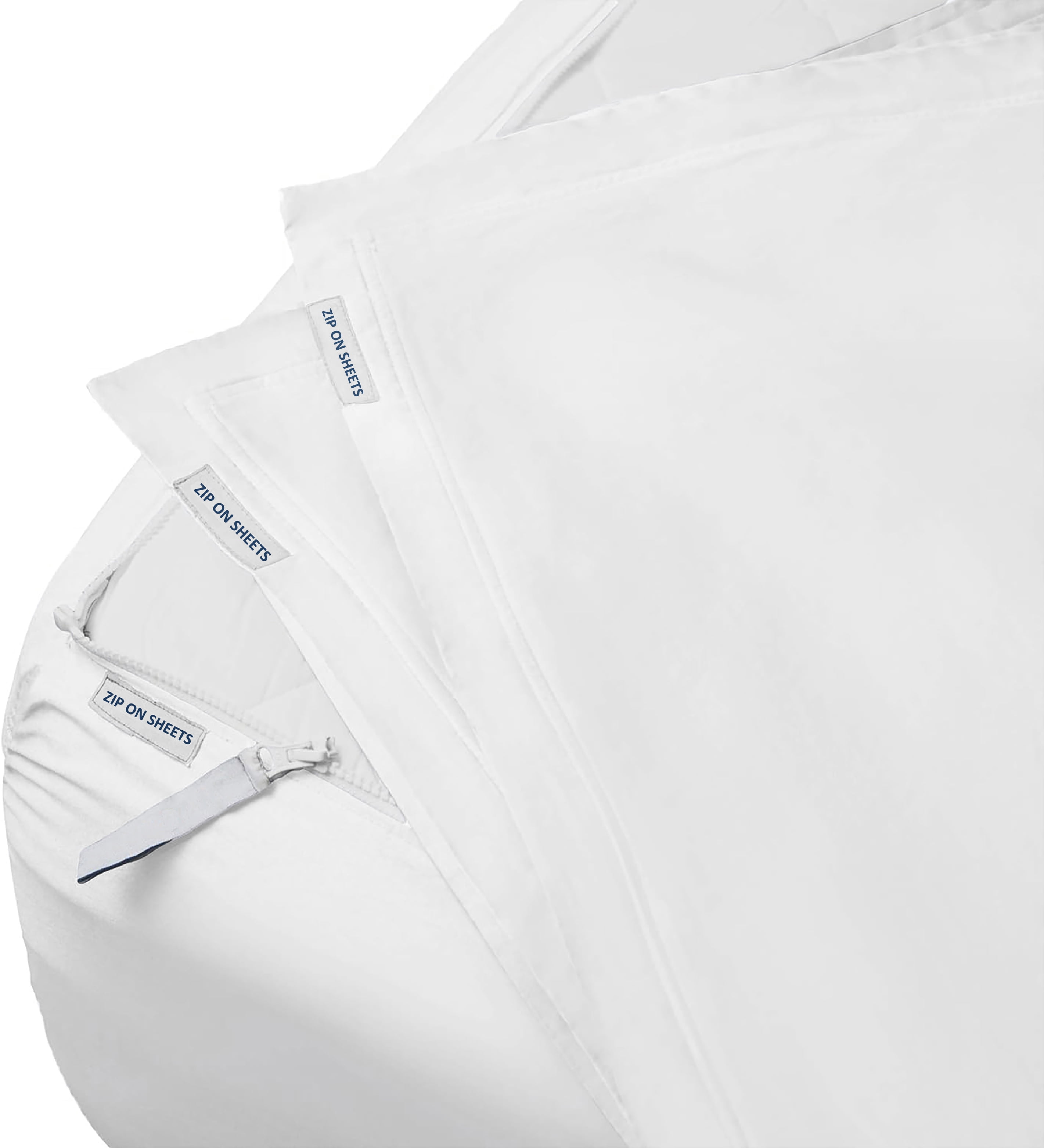 Luxury Zip On Fitted Sheet Full Size(54X75) - Includes 1 Fitted Base ...
