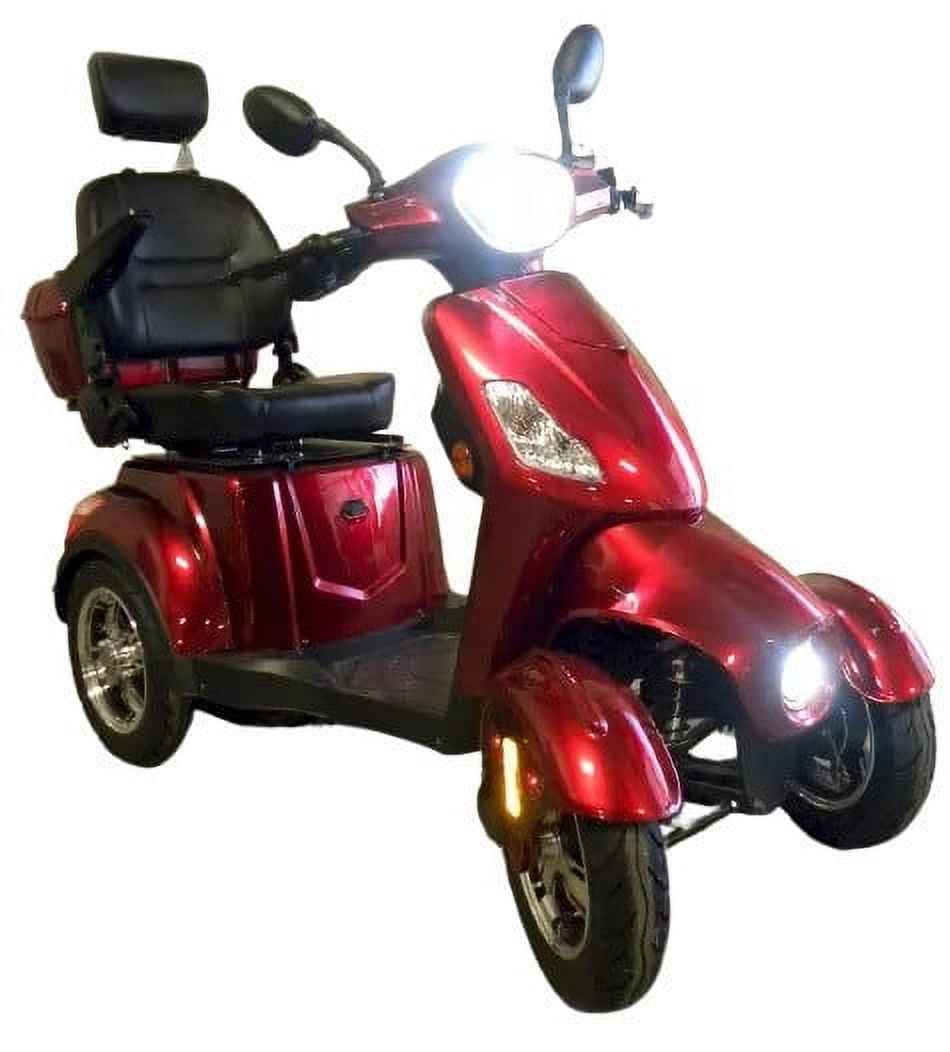 LuxuryTon X-1000 4 Wheel Electric Mobility Scooter for Adults, Regular ...