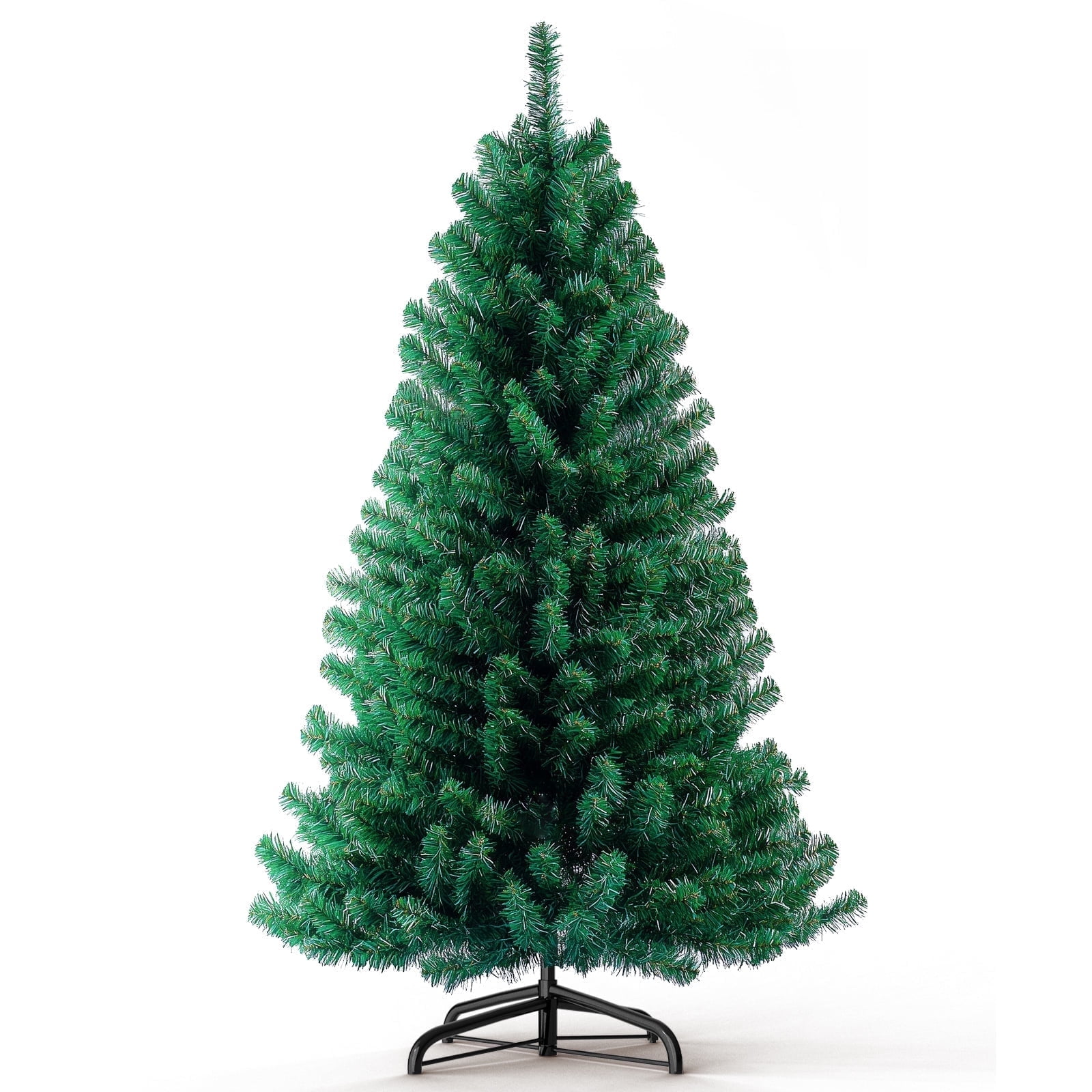 Luxvie 6ft Artificial Holiday Christmas Tree, Fake Christmas Pine Tree ...