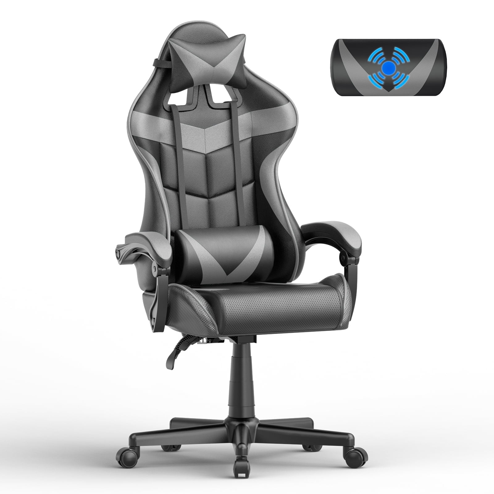 Luxvie Gaming Chair with Massage High Back Computer Office Gamer Chair ...