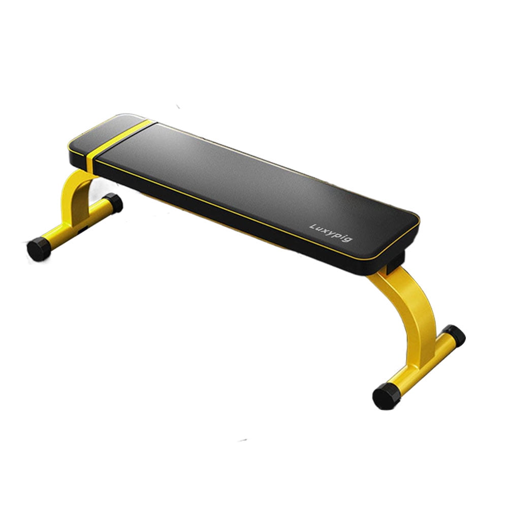 Luxypig Exercise benches, Flat Weight Bench Workout Bench Max Load ...