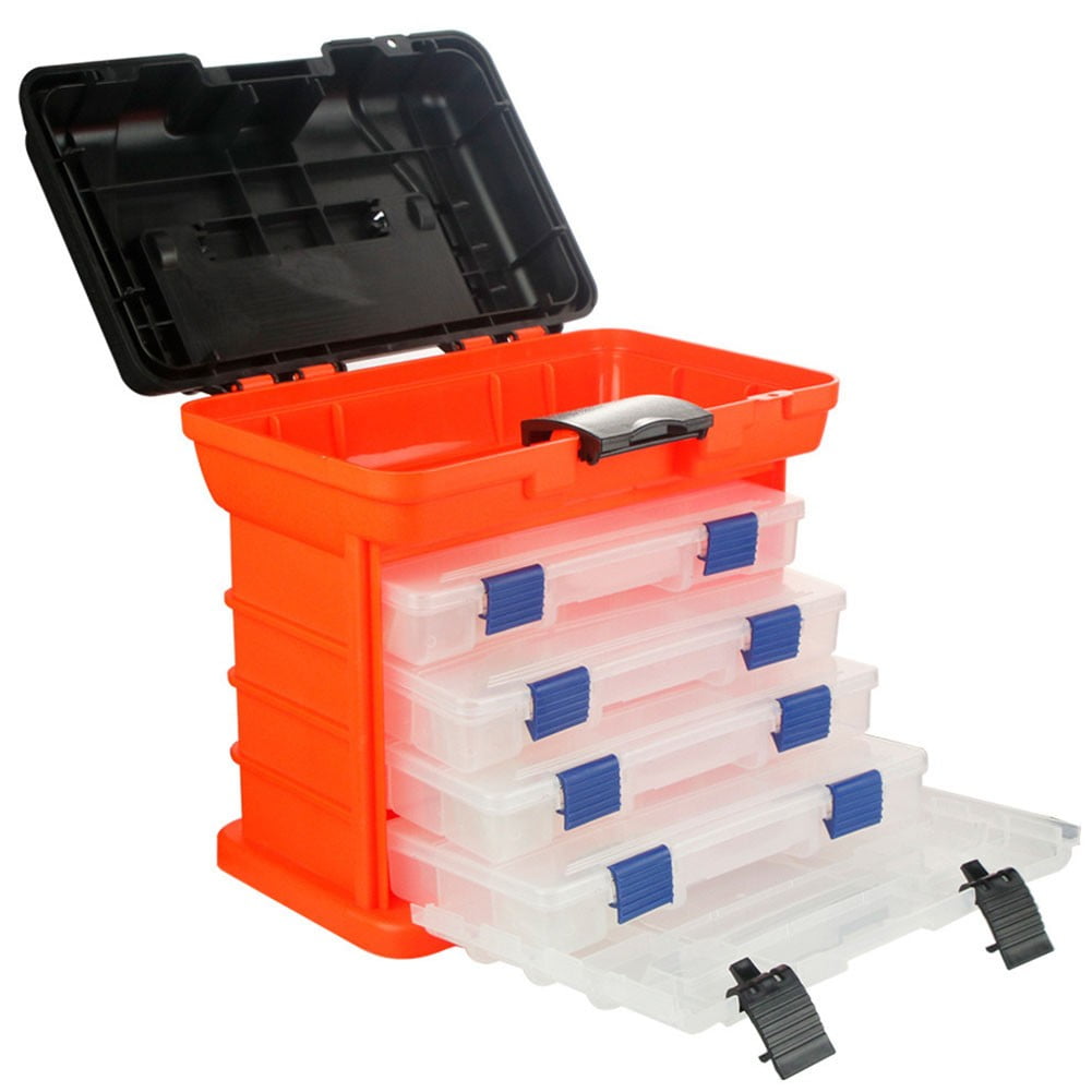 Luya Fishing Box 4-Layer Luya Box Toolbox Fishing Box Fishing Gear Box ...