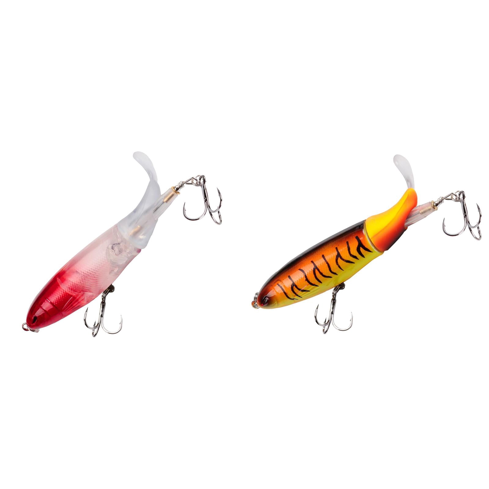 Luya Propeller Tractor Hard Floating Water Pencil Luya VIB Hook Whole ...