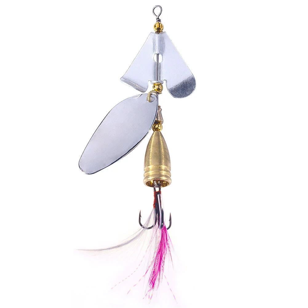 Luya Rotating Glitter Bait, Sea Fishing, Multi-color Metal Biomimetic ...
