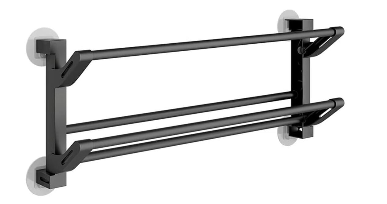 Luyaoo Shoe Rack Metal Tube Storage Black Abs Galvanized Iron 50.00X25 ...