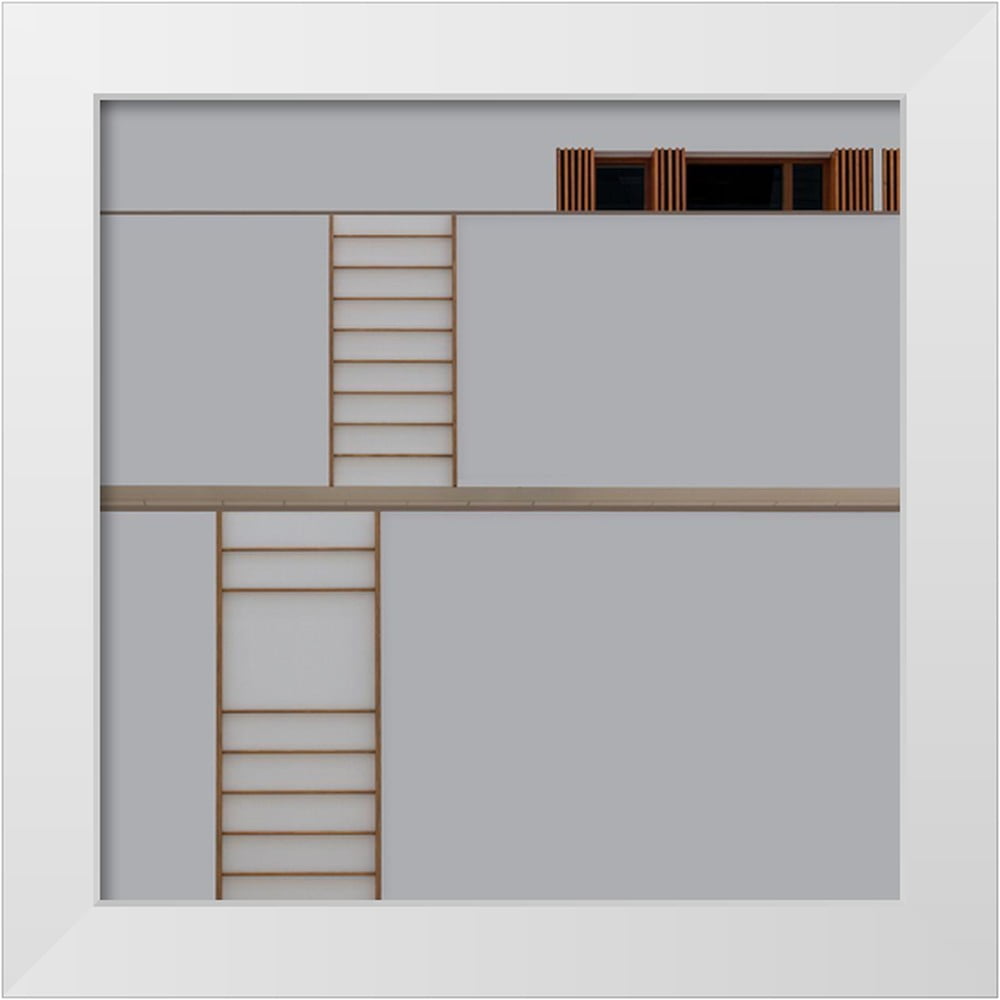 Luycx, Theo 20x20 White Modern Wood Framed Museum Art Print Titled ...