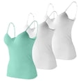 Luysn Racerback Tank With Built In Bra Summer Tops for Women Cami ...