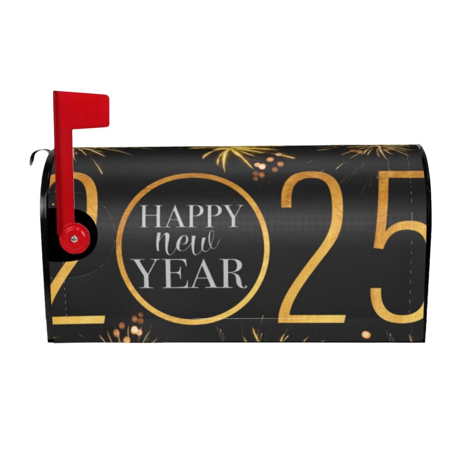 Luyuia 2025 New Year New Print Magnetic Winter Mailbox Cover ...