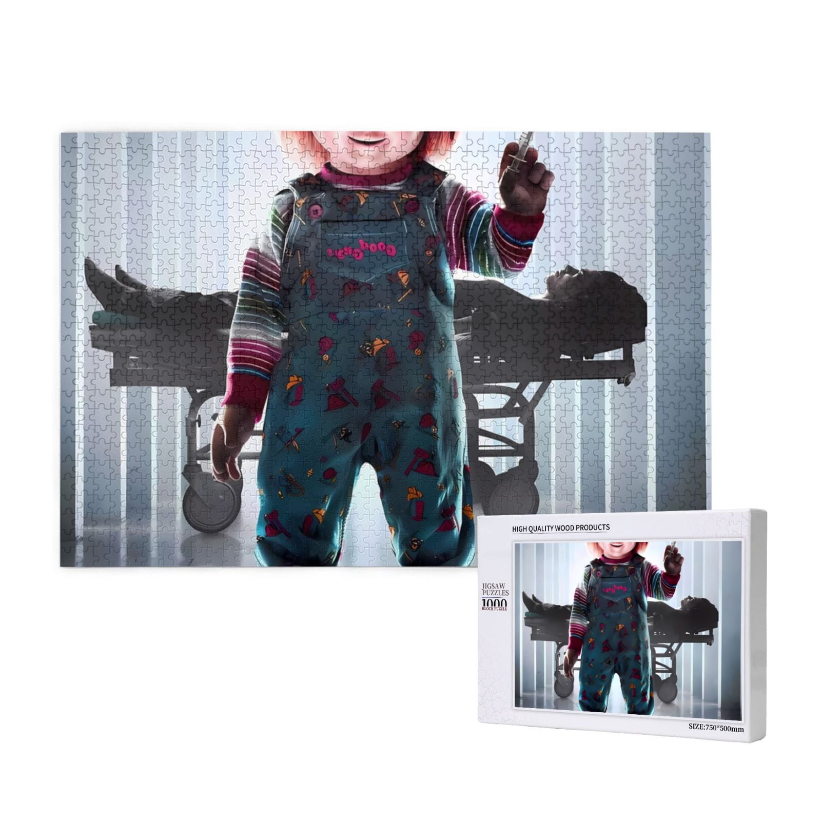 Luyuia Chucky Print 1000-Piece Printed Picture Puzzle, Horizontal ...