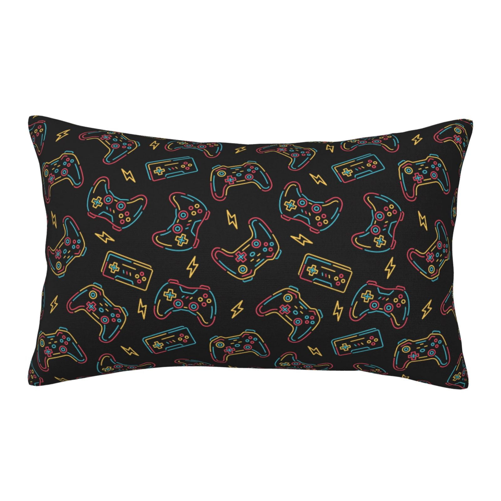 Luyuia Colorful Game Controller Print Double Sided Pillow Case for ...