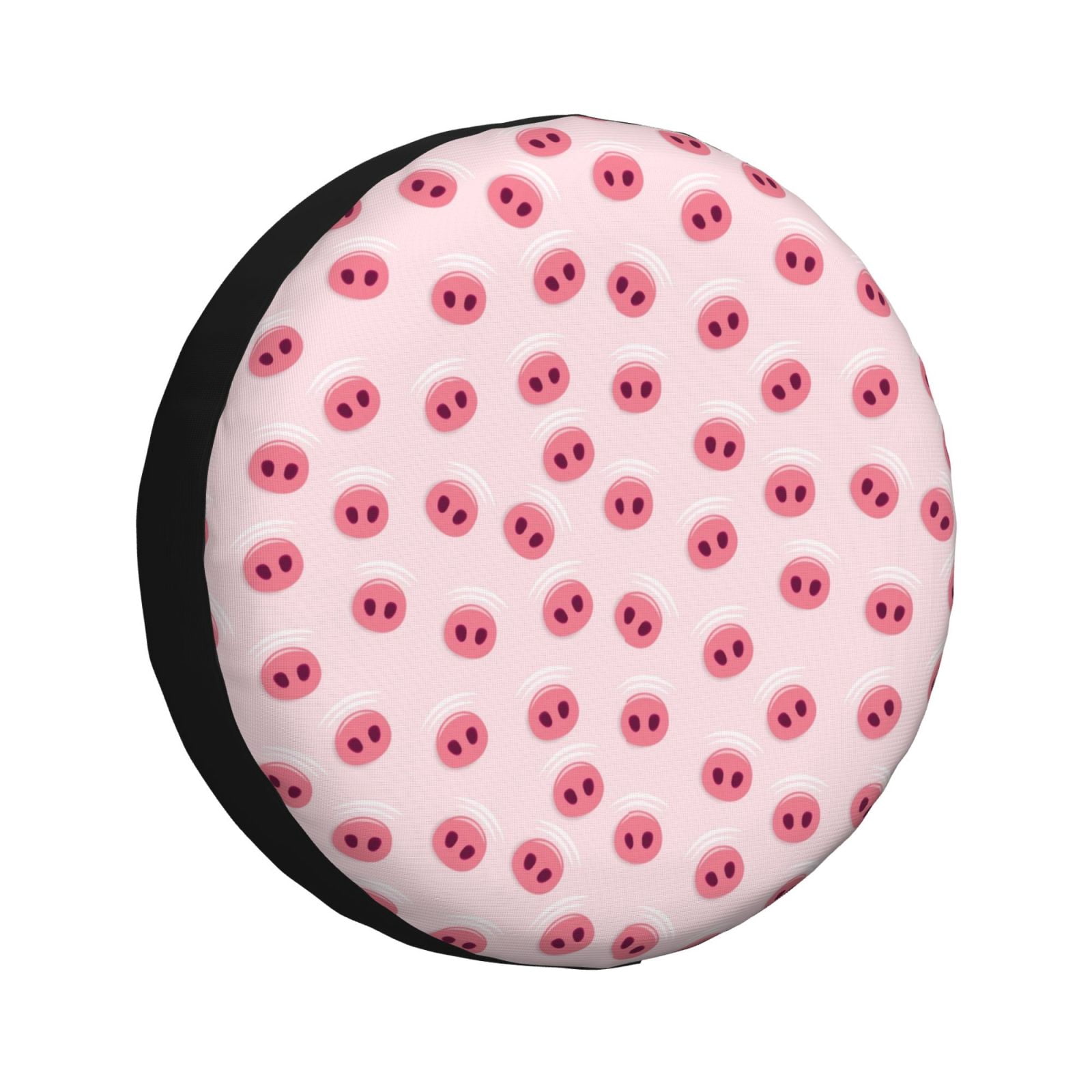 Luyuia Cute Pig Nose Print Waterproof Leather Tire Cover, Durable Wheel ...