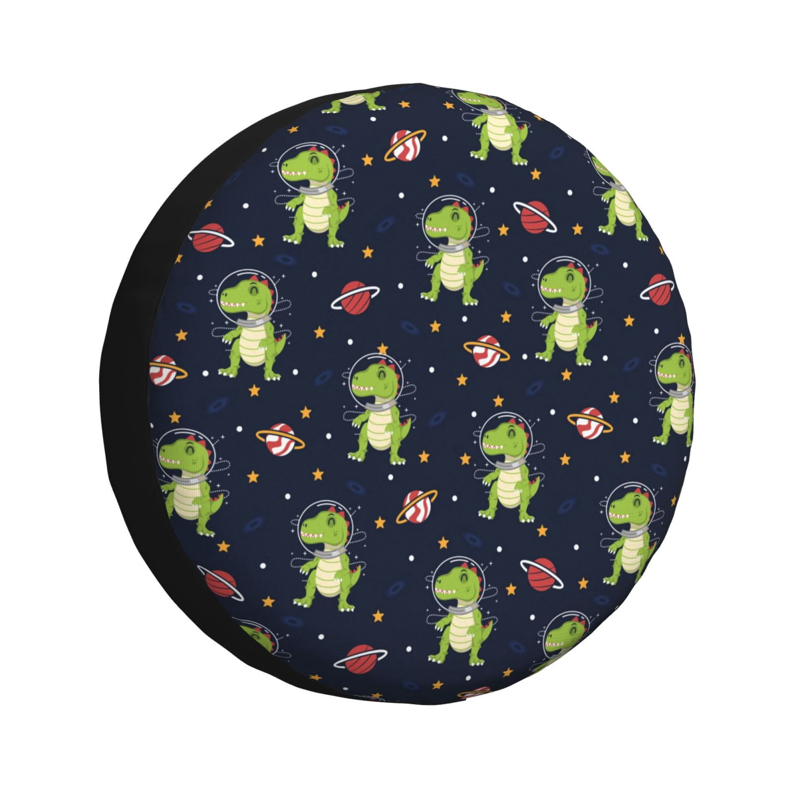 Luyuia Dinosaur Astronaut Print Waterproof Leather Tire Cover, Durable ...