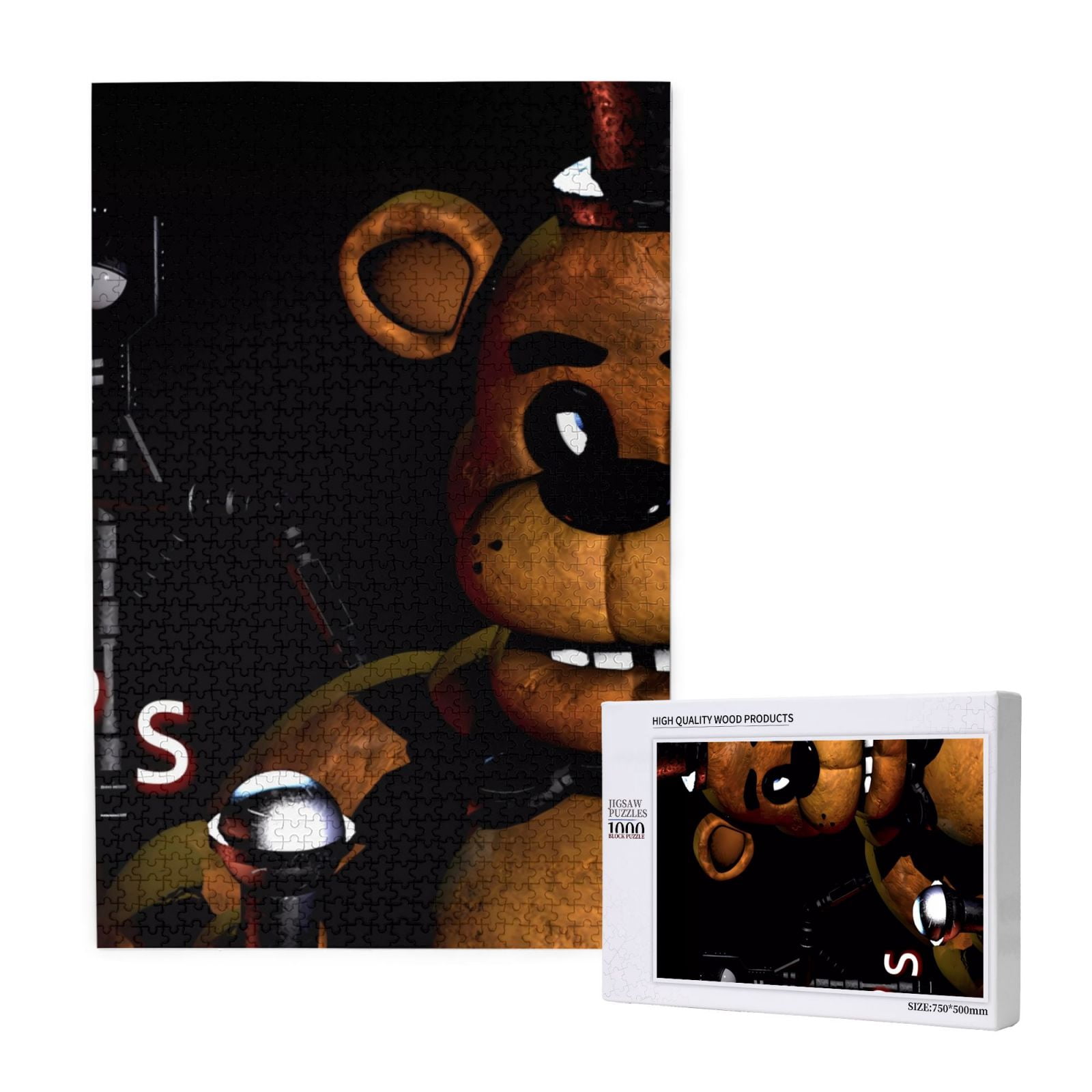 Luyuia Five Nights At Freddy'S 1000-Piece Printed Jigsaw Puzzle ...