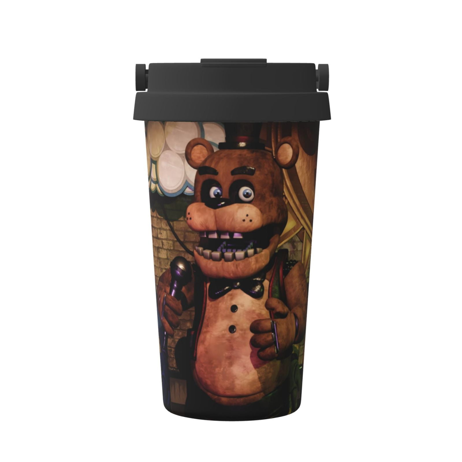 Luyuia Five Nights At Freddy'S Print Travel Coffee Mug, Leak-Proof ...
